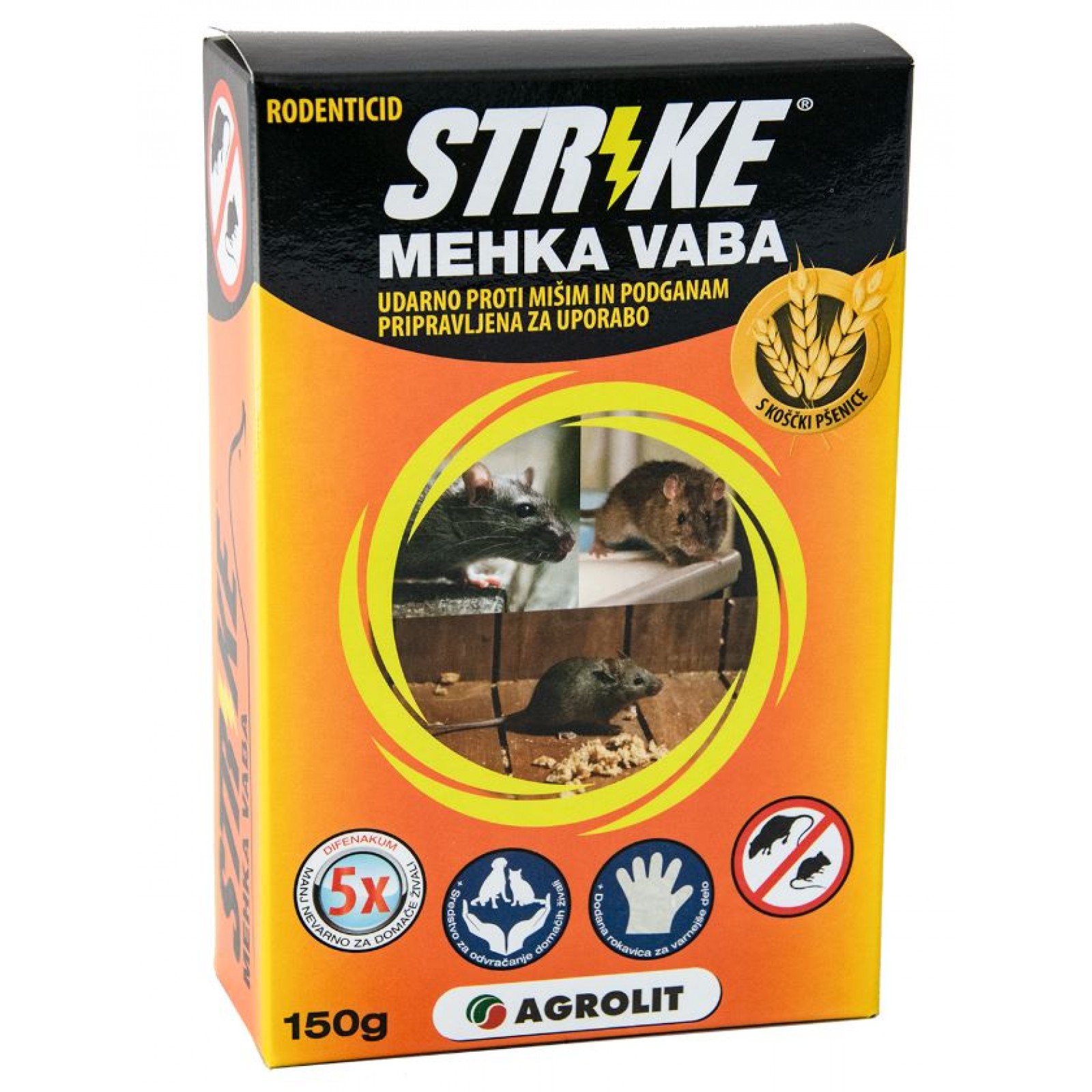 VABA ZA MIŠI STRIKE MEHKA VABA 150g